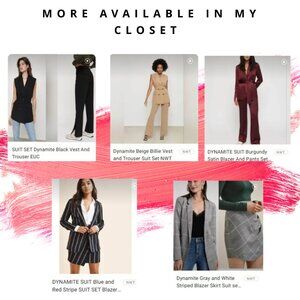 Dynamite | Jackets & Coats | Dynamite Set Orange Blazer And Short In ...